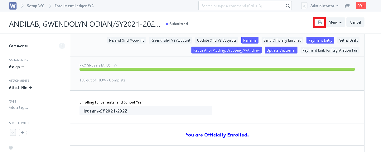HOW TO GENERATE COG (Certificate of Grades)